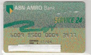 Bank Card: ABN-AMRO Bank (ABN-AMRO Bank, GreeceCol:GR-GM-0048