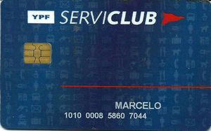 Tarjeta Funcional: YPF Serviclub (Fuel Stations, Argentina(YPF) Col:AR-YPF-005