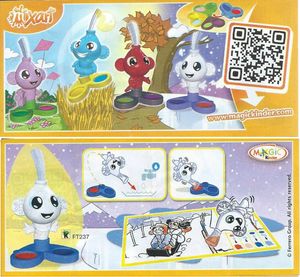 Meal Toy: White brush (Kinder Surprise, Worldwide) (Kinder - Mixart ...