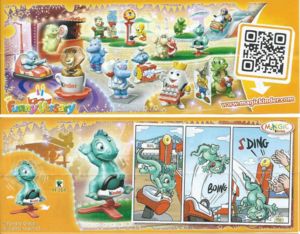 Meal Toy: Drolly Dinos (Kinder Surprise, Worldwide) (Kinder ...