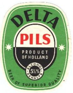 Drink Label: Delta Pils (Bavaria Lieshout Holland, NetherlandsCol:NL ...