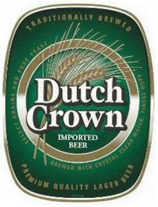 Drink Label: Dutch Crown (Bavaria Lieshout Holland, NetherlandsCol:NL ...