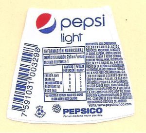Rotulo Nutricional Da Pepsi Esse Coca Cola Zero Não Tem Açúcar,