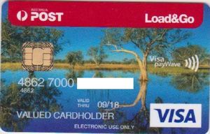 Bank Card: Load & Go (Heritage Bank Limited, AustraliaCol:AU-VI-0016.02