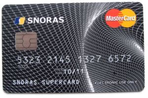 Bank Card: Mastercard (Snoras, LithuaniaCol:LT-MC-0005.02