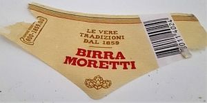 Drink Label: Moretti (Birra Moretti, Italy) Col:IT-BEER-000037