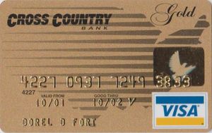Bank Card: Cross Country (Cross Country Bank, United States of ...