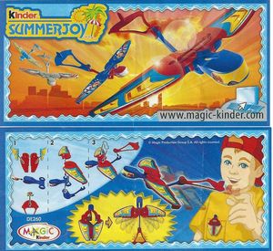 Meal Toy: Glider, Red Wings (Kinder Surprise, Europe) (Joy - Summerjoy ...