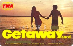 Bank Card: TWA GETAWAY card (Twa, United States of AmericaCol:US-GM-0048