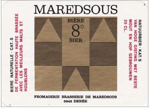 Drink Label: Maredsous 8° (Duvel Moortgat, BelgiumCol:BE-BEER-008178