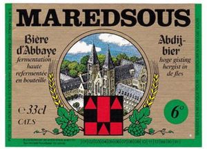 Drink Label: Maredsous Biére d'Abbaye - Abdijbier 6° (Duvel Moortgat ...