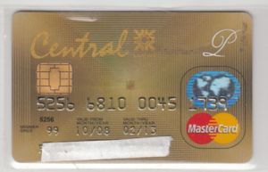 Tarjeta de Banco: Central (General Card Services Ltd., TailandiaCol:TH ...