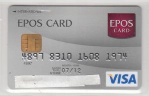 Bank Card: Epos Card Visa (Epos Card, JapanCol:JP-VI-0005