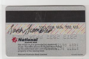 Bank Card: National Australia Bank (National Australia Bank, Australia ...