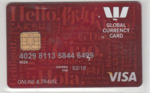 Bank Card: Global Currency Card (Westpac Banking Corporation ...