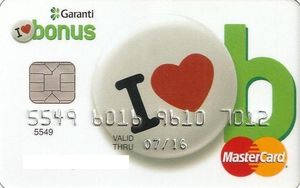 Bank Card: Garanti Bonus (Garanti Bankası, Türkiye (Turkey)Col:TR-MC ...