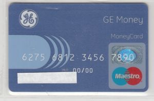 Bank Card: GE Money card (GE Capital Bank, Czech RepublicCol:CZ-MS-0044