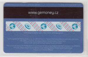 Bank Card: GE Money card (GE Capital Bank, Czech RepublicCol:CZ-MS-0044