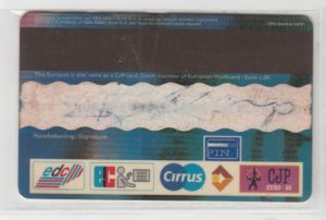 Bank Card: ABN-AMRO Europas (ABN-AMRO Bank, NetherlandsCol:NL-MS-0027