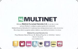 Functional Card: Multinet (Multifunctional Cards, Türkiye (Turkey)(Multinet Kurumsal) Col:TR ...