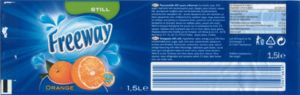 Drink Label: Freeway Orange Still (Lidl Hellas & Co O.E., GreeceCol:GR ...