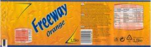 Drink Label: Freeway Orange (Lidl Hellas & Co O.E., GreeceCol:GR-SODA ...