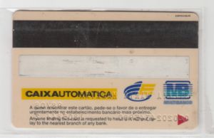 Bank Card: Intra-bank card "Caixa Automatica" (Caixa Geral de Depositos ...