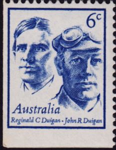 Stamp: John and Reginald Duigan - Aviation Pioneers - I(LB) (Australia ...