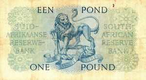 Banknote: 1 Pound (South Africa(1948-1959 Issue) Wor:P-93e.16