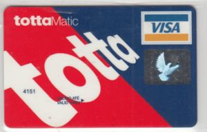 Bank Card: Visa "Totta Matic" (Banco Totta & Acores, PortugalCol:PT-VI ...