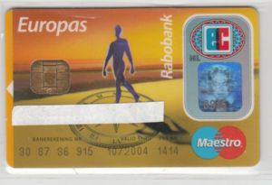 Tarjeta de Banco: Maestro & Eurocheque"Europas" 6 (Rabobank, Países ...