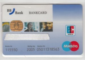 Bank Card: Bankcard (BB Bank, Germany, Federal RepublicCol:DE-MS-0102