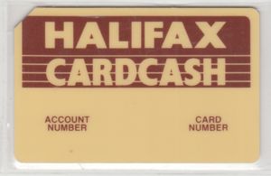 Bank Card: Halifas cardcash (Halifax, United Kingdom of Great Britain ...