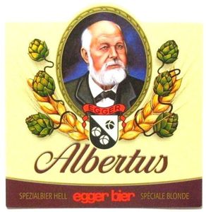 Drink Label: Egger Bier Albertus (Brauerei A. Egger Worb ...