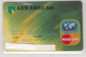 Tarjeta de Banco: ABN AMRO Bank (ABN AMRO Bank, RumaníaCol:RO-MC-0306.01