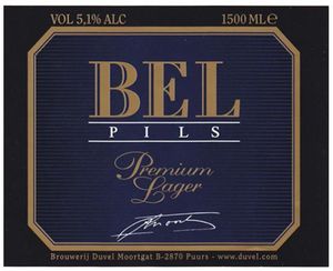 Drink Label: Bel-Pils Premium Lager (Duvel Moortgat, BelgiumCol:BE-BEER-008323