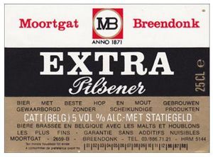 Drink Label: Extra Pilsener (Duvel Moortgat, BelgiumCol:BE-BEER-008340