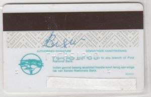 Bank Card: Bob (First National Bank, South AfricaCol:ZA-GM-0024