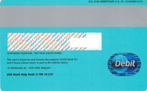 Bank Card: Dsk Bank MasterCard PayPass Fishes - 11/12 (DSK Bank ...