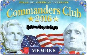 Calendario de Bolsillo: Commanders Club Card (Estados Unidos de América ...