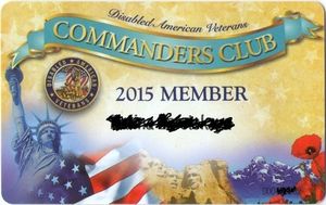 Calendario de Bolsillo: Commanders Club Card (Estados Unidos de América ...