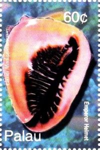 Stamp: Emperor helmet (Palau(Shells (2003)) Mi:PW 2197,Sn:PW 710f,Yt:PW ...