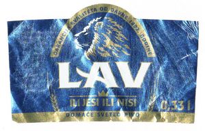 Etiqueta de Bebida: Lav - domace svetlo pivo (Pivara Čelarevo ...