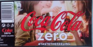 Drink Label: Coca-cola Zero (S.C. Coca-Cola HBC Romania S.R.L ...