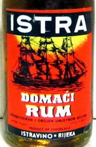 Drink Label: Domaci Rum (Istravinoexport, YugoslaviaCol:YU-RUM-000002