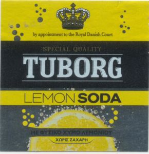 Drink Label: Tuborg Lemon Soda (Mythos Brewery S.A., GreeceCol:GR-SODA ...
