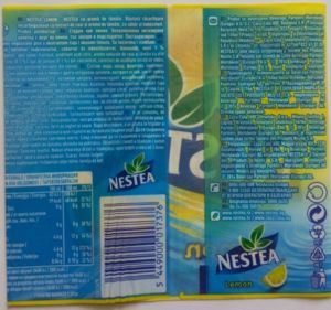 Drink Label: Nestea Lemon (S.C. Coca-Cola HBC Romania S.R.L ...