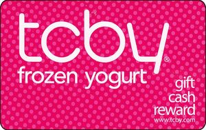 Gift Card: Frozen Yogurt (TCBY, United States of America) (Single ...