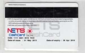 Bank Card: Nets (DBS Bank, SingaporeCol:SG-GM-0004