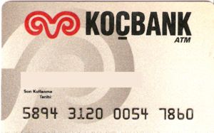 Bank Card: Koçbank - ATM (Koçbank, Türkiye (Turkey)Col:TR-GM-0054